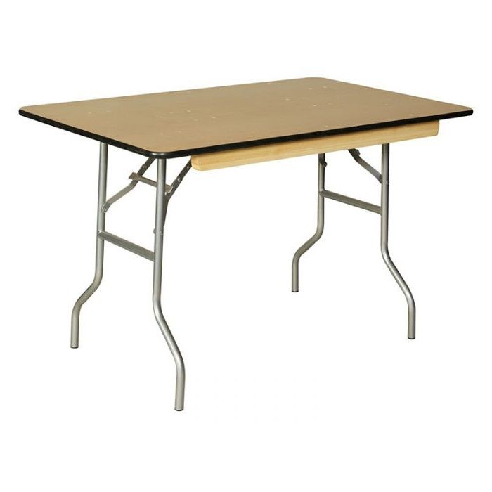 Rent the Rectangle Table 4' x 30" | CORT Party Rental