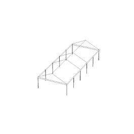 Rent the 20' x 50' Clear Frame Gable Tent | CORT Party Rental