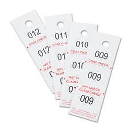 Rent the Coat Checks Package of 100, 3 Parts | CORT Party Rental