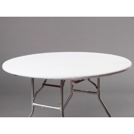 Table Pad 60" Round Fitted with Elastic