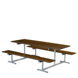 Rent the Fruitwood Picnic Table 7' | CORT Party Rental