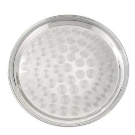 Rent the 20" Round Stainless Steel Tray | CORT Party Rental