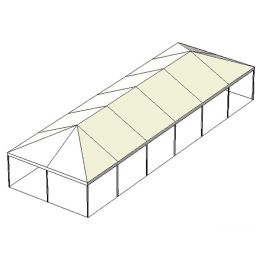 Rent the 20' x 60' Black Frame Tent | CORT Party Rental