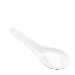 Rent the White Long Handle Soup Spoon 5" | CORT Party Rental